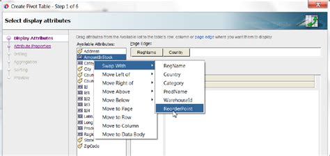36 creating databound pivot table and pivot filter bar components