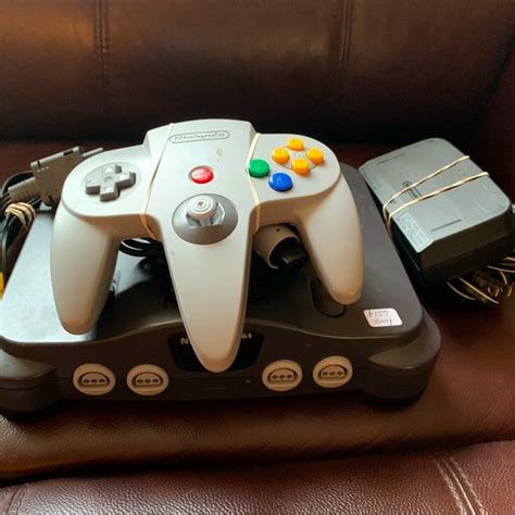 Nintendo Video Games And Consoles Nintendo Gray N64 Console With