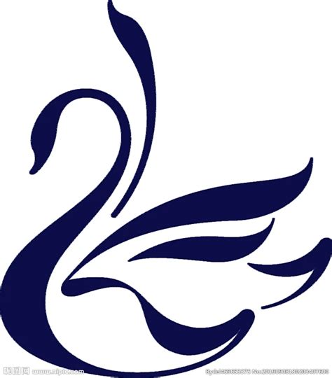天鹅 Logo图片 Logo设计图片素材 花瓣网