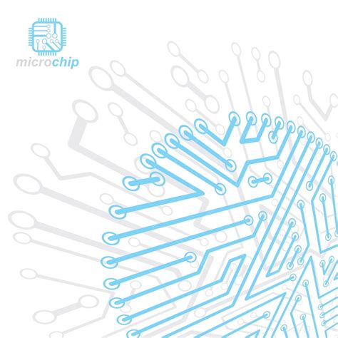 Premium Vector Vector Circuit Board With Electronic Components Of