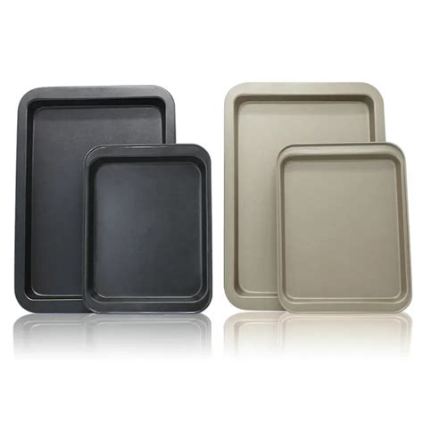 Rectangular Cookie Sheets Bread Cake Baking Pan Oven Baked Tools