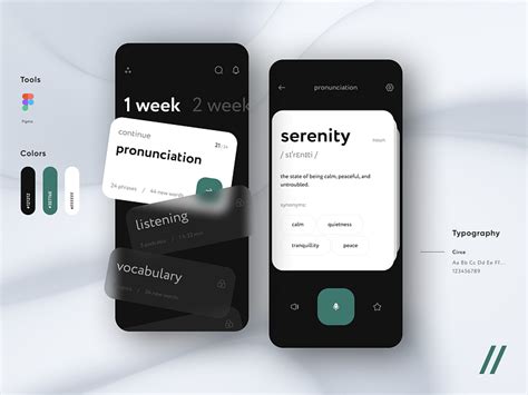language learning mobile ios app by daria kravets for purrweb ui ux