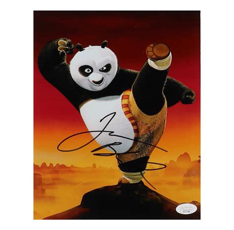 Jack Black Signed Kung Fu Panda 8x10 Photo Jsa Pristine Auction