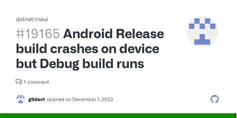 Android Release Build Crashes On Device But Debug Build Runs Issue
