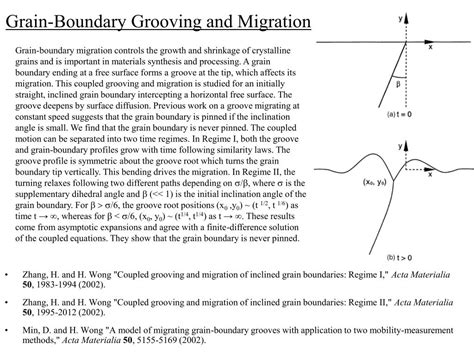 Ppt Grain Boundary Grooving And Migration Powerpoint Presentation Free Download Id5222051