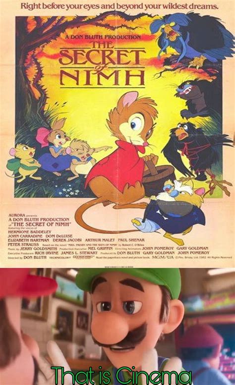 Luigi Calls The Secret Of Nimh Cinema By Lagovulpesthegentle On Deviantart