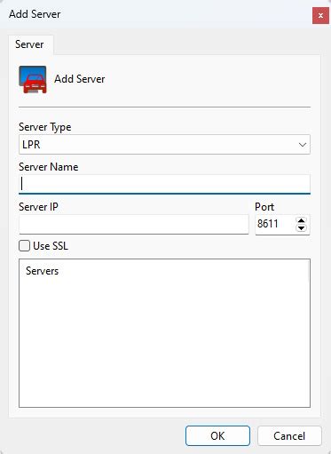 Plate Recognition LPR On Server How To Configure The Servers To Be Managed