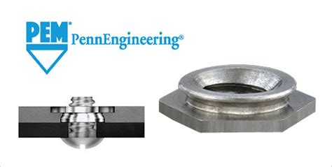 Pemsert® New Self Clinching Stainless Steel Flush Nuts For Thin Metal