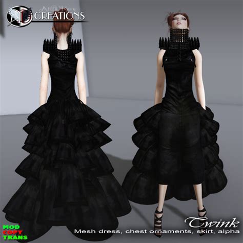 Second Life Marketplace Ad Twink Mesh Dress 860