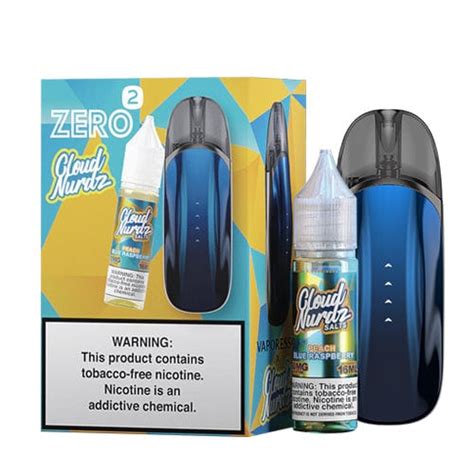 Vaporesso Renova Zero 2 Pod System Kit Cloud Nurdz X Zero 2 Kit Blue Element Vape