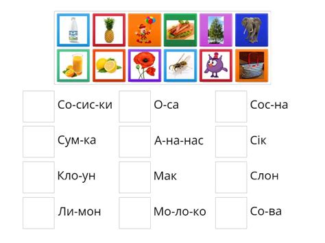 Читання 1 клас Match Up