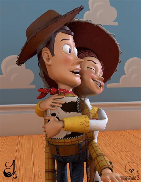Woody And Jessie Hug