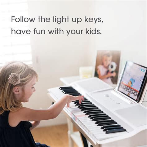 The One Smart Piano Keyboard With Lighted Keys Electronic Piano 61