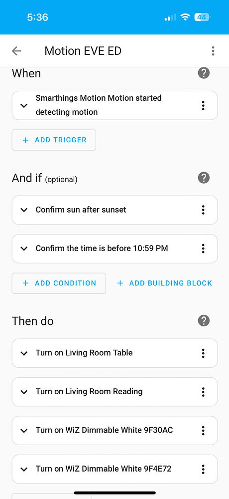 Automation Motion After Sunset Configuration Home Assistant Community