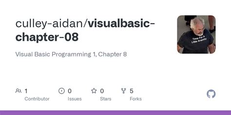 Github Culley Aidanvisualbasic Chapter 08 Visual Basic Programming 1 Chapter 8
