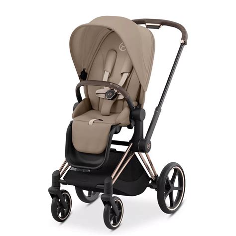 Cybex Priam 4 Stroller Rose Gold Cozy Beige Shop Top Rated Strollers