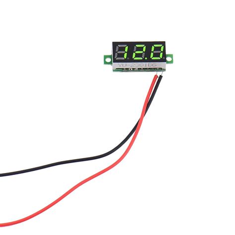 Led Digital Voltage Voltmeter Dc 0 30v 2 Wire Led Grandado