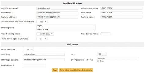 Tutorial Glpi Email Notification Setup Step By Step