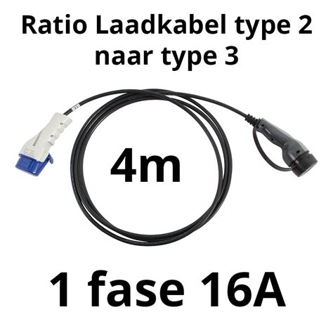 Ratio Laadkabel Type Naar Type Fase A Meter Laadkabeldiscounter Nl