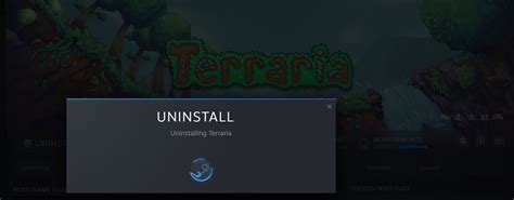New Update Unplayable Uninstalling The Game Rn Rterraria
