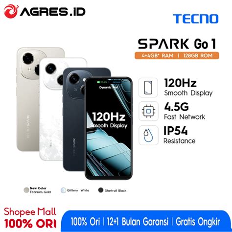 Jual Tecno Spark Go Gb Gb Black White Garansi Resmi Indonesia Shopee Indonesia