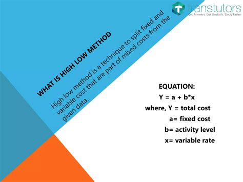 High Low Method Accounting PPTX