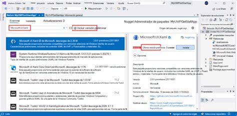 aplicación de ejemplo de winui 2 uwp microsoft edge development