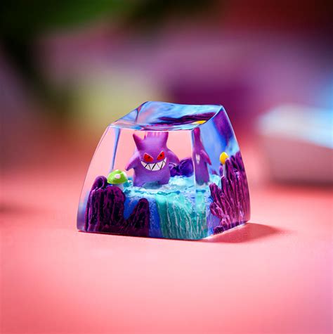 Creepy Gengar Pokemon Keycap Egoartbyvan