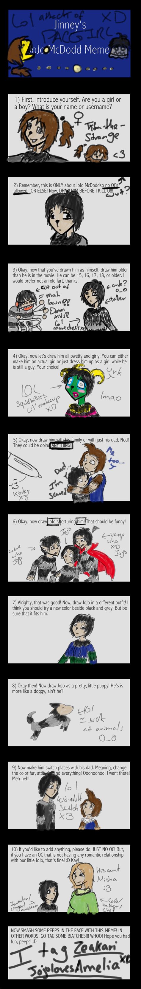 Jojo Mcdodd Meme By Tifa The Strange On Deviantart