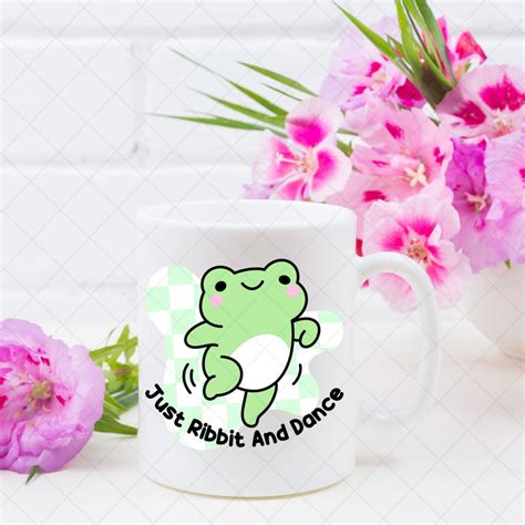 Frog Png Just Ribbit And Dance Sublimation Designs Frog Clipart