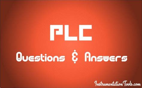 Programmable Logic Controller Questions And Answers Plc Mcq