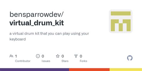 Github Bensparrowdev Virtual Drum Kit A Virtual Drum Kit That You Can Play Using Your Keyboard