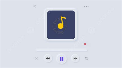 Neumorphism Music Player Background Ui Neumorphism Background Music