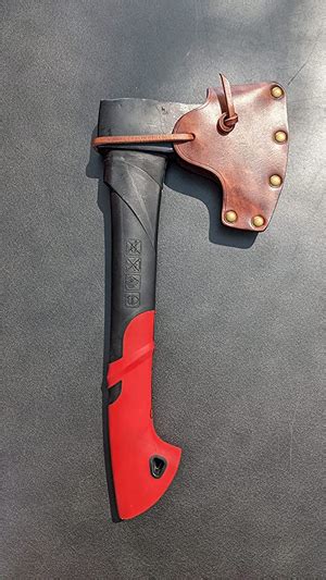 About Tourbon Hatchet Holster Camp Tool Leather Axe Head Cover Review