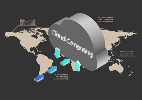 Graphics Vector Cloud Computing Concept Data Transfer Cloud Symbol For A Network Connections