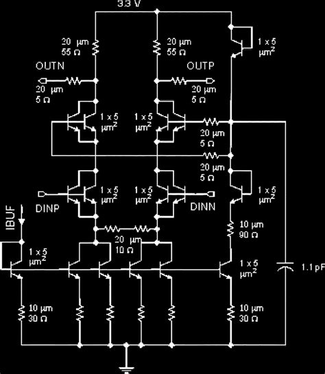 Differential Output Stage Schematic Download Scientific Diagram