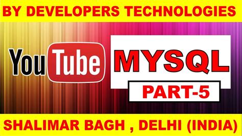 Mysql Group By And Having Clause Databasepart 5 Hindi Tutorial Learn Mysql Commands Youtube