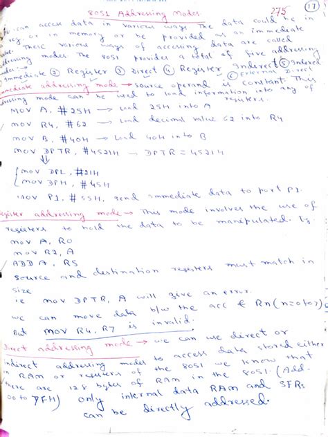 8051 Addressing Mode Pdf