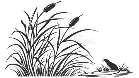 Bird On Branch Corner Nature Wildlife Element Vector Design Generative Ai Stock Vector