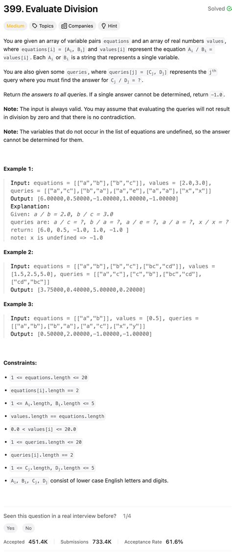 Problem Of The Day Evaluate Division Coding Chronicles Navigating The Digital Landscape With
