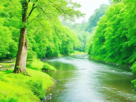 Premium Ai Image Vector Natural Beutiful Tree Ai Generated