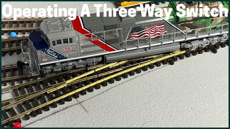 Three Way Turnout For Model Railroad Engineer Electrical Nmra Acheivement Program Youtube