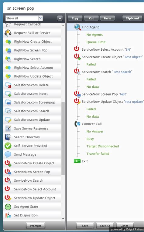 5 3 Service Now Integration Guide ScenarioBlocks Bright Pattern Documentation
