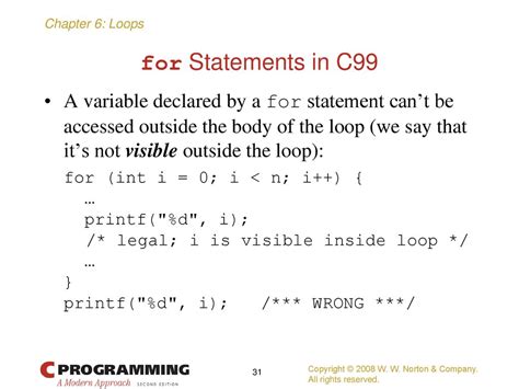 Loops Chapter 6 Copyright © 2008 W W Norton And Company Ppt Download