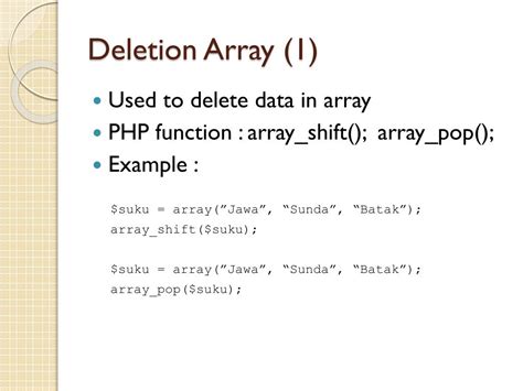 Ppt Php Array Powerpoint Presentation Free Download Id7028012