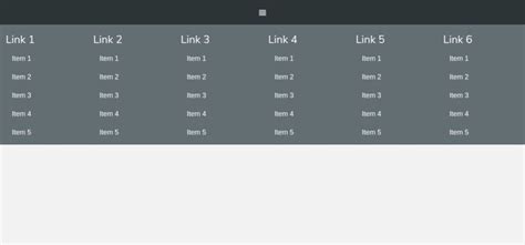 Angular Material With Bootstrap Responsive Mega Menu