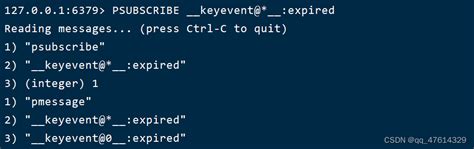 监听redis 缓存过期（key 失效）事件 redis监听key过期 csdn博客