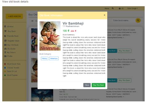 Online Book Buying And Selling Portal Using Springboot Hibernate