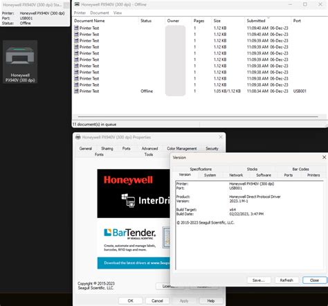 Why Does The Honeywell Printer Configured In Autosense Command Language