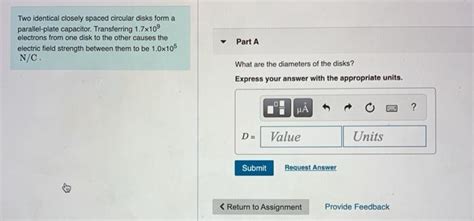 Solved Two Identical Closely Spaced Circular Disks For A